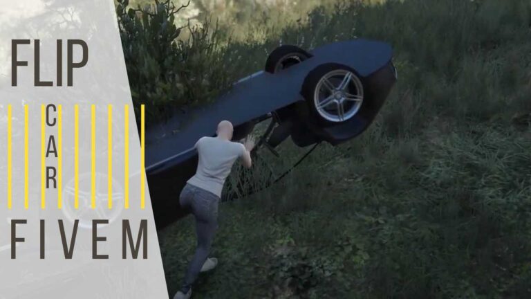fivem flip vehicle script - esx scripts