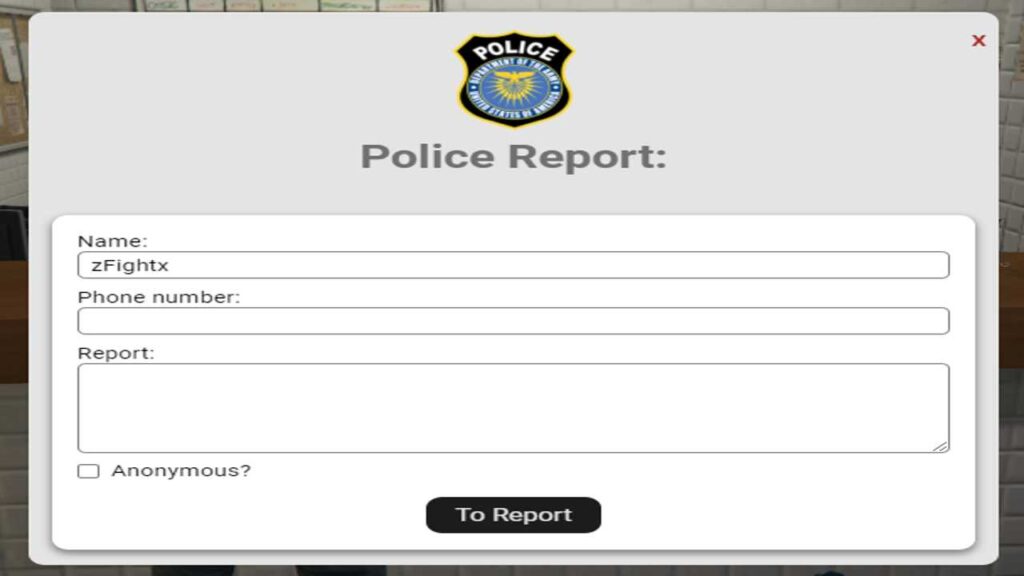 ESX Police Report fivem - esx scripts