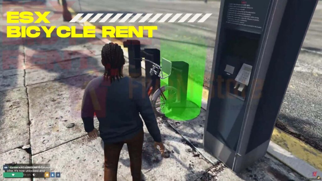 bike rental fivem - esx scripts