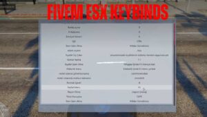 fivem esx keybinds - esx scripts