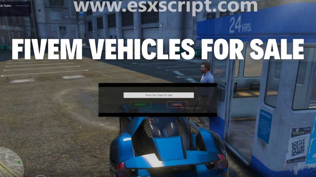 fivem vehicles for sale - esx scripts