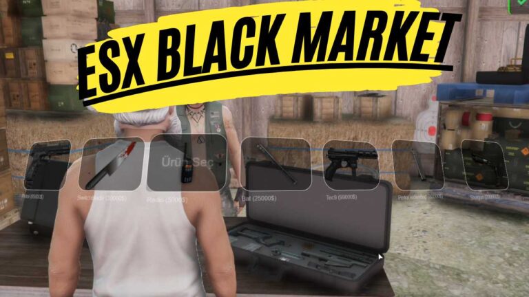 fivem esx black market - esx scripts